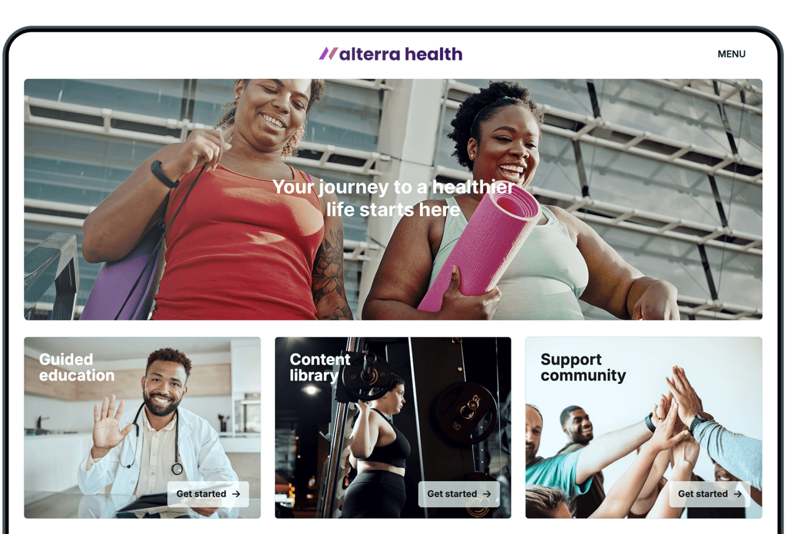 The leading 360° lifestyle care platform | Platform | Alterra Health